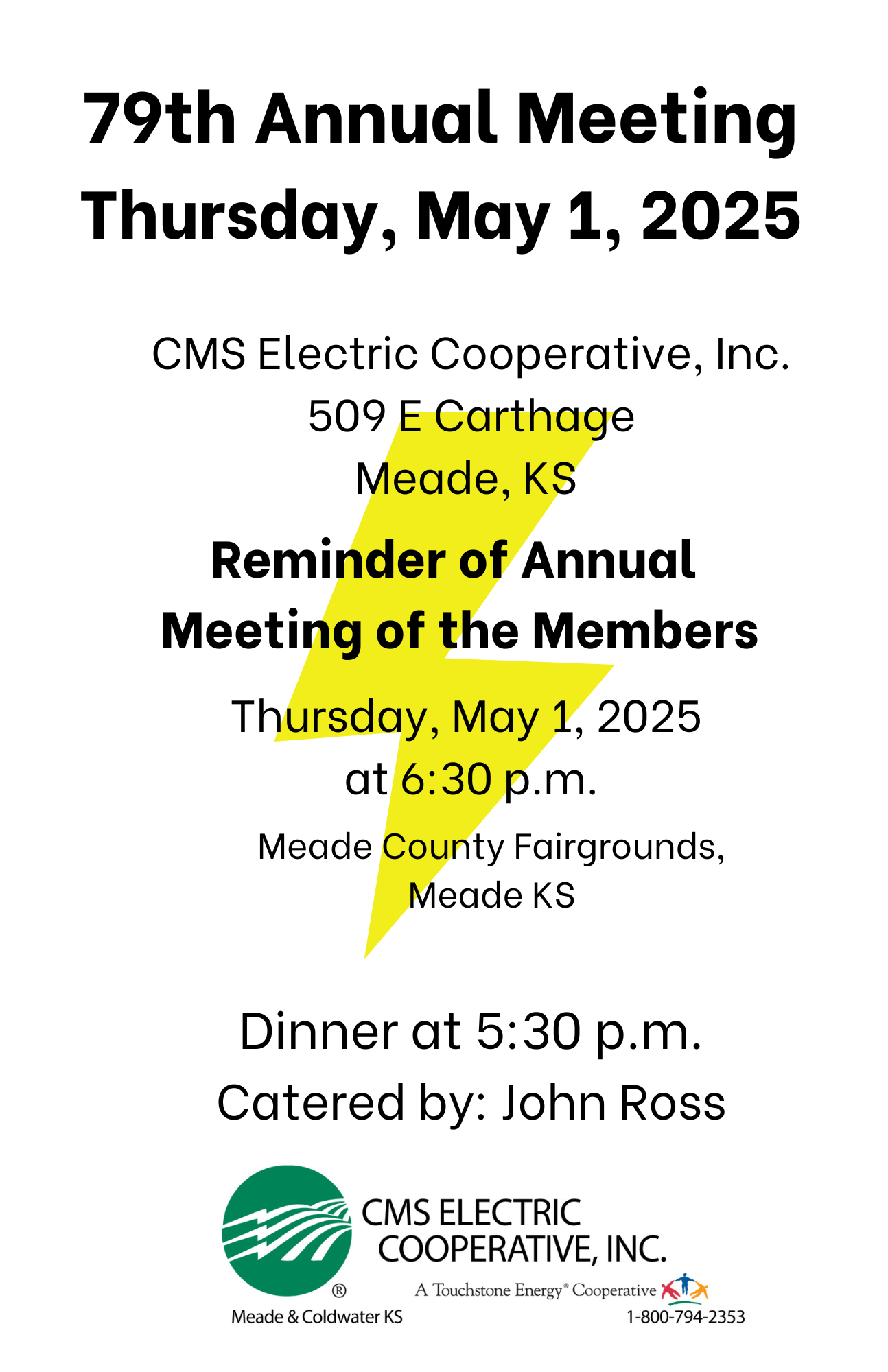 CMS Electric Cooperative, Inc. Annual Meeting of the Members | CMS Electric Cooperative